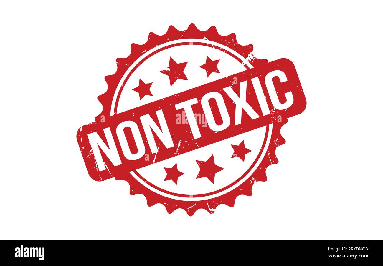 Non Toxic rubber grunge stamp seal vector Stock Vector Image & Art - Alamy