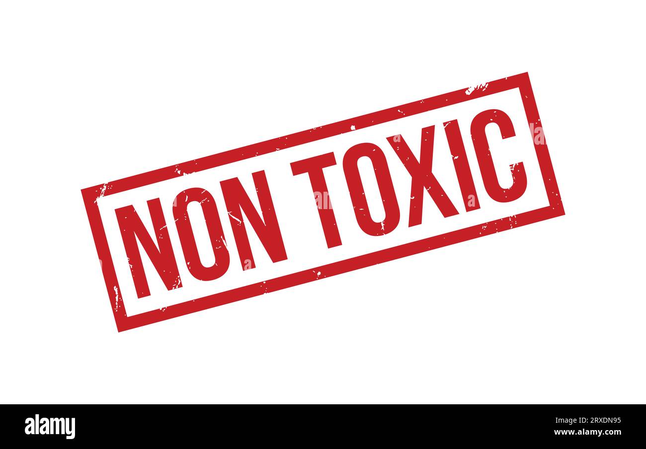 Red Non Toxic Rubber Stamp Seal Vector Stock Vector Image & Art - Alamy