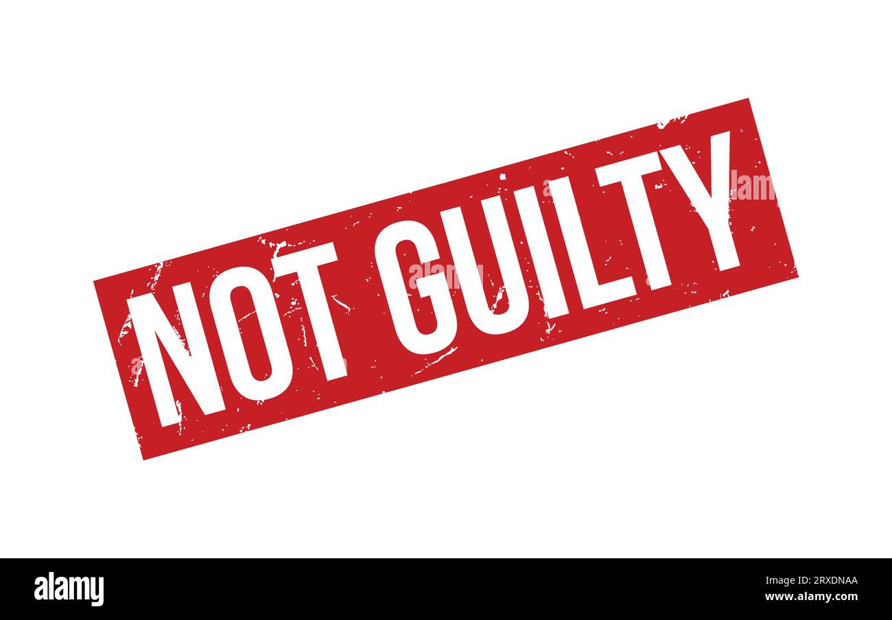 Not Guilty Rubber Stamp Seal Vector Stock Vector Image & Art - Alamy