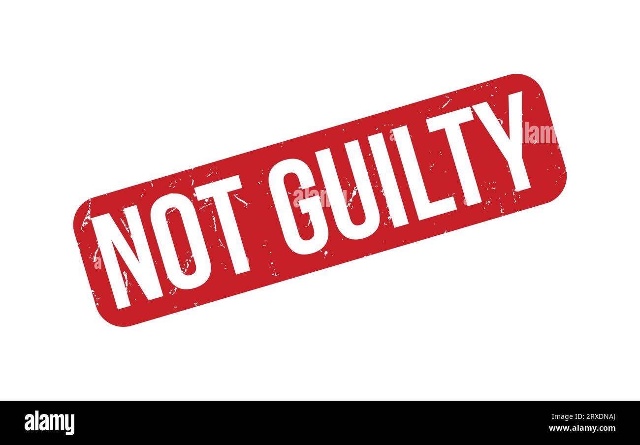 Not guilty Stock Vector Images - Alamy