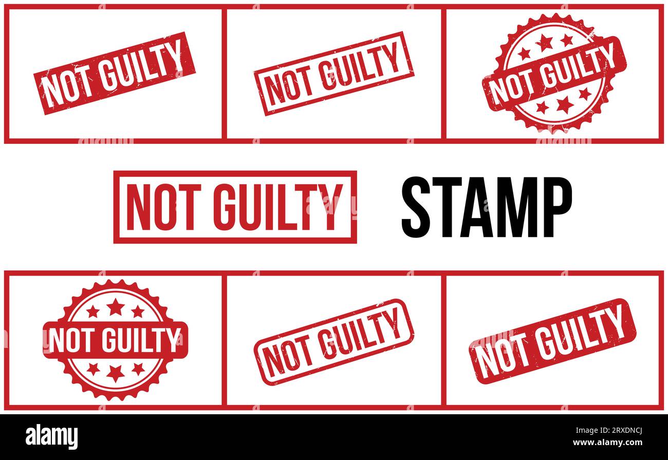 Guilty stamp sign seal Stock Vector Images - Alamy