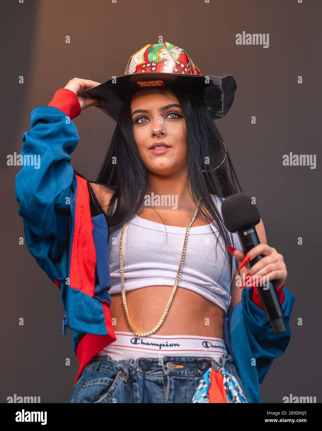 Las Vegas, USA. 24th Sep, 2023. Jessie Murph performs on the JBL Stage ...