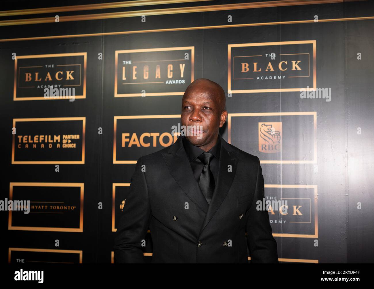 Toronto, Canada. 24th Sep, 2023. Donovan Bailey poses for a photograph ...