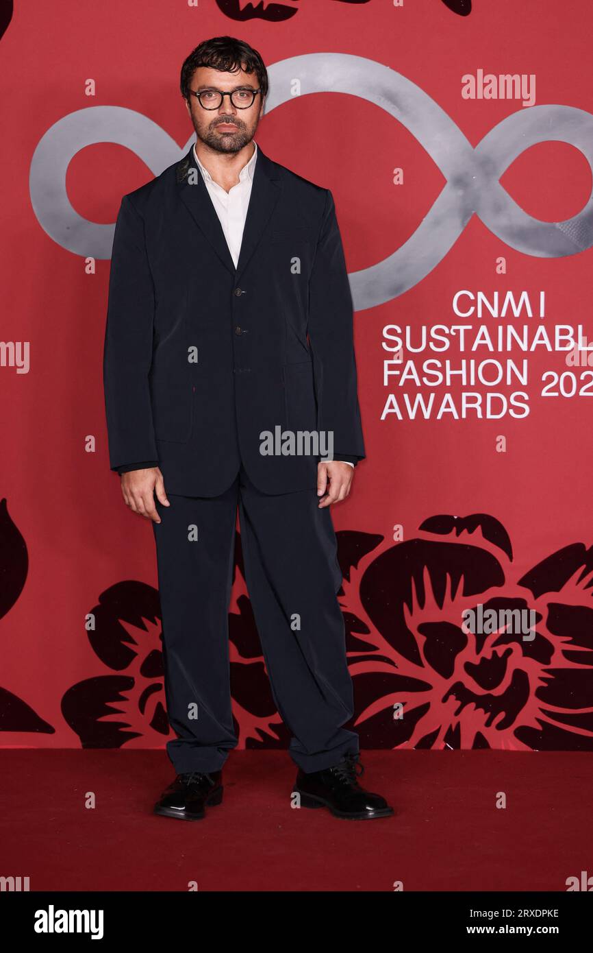 Rocco Iannone attends the CNMI Sustainable Fashion Awards 2023 during ...