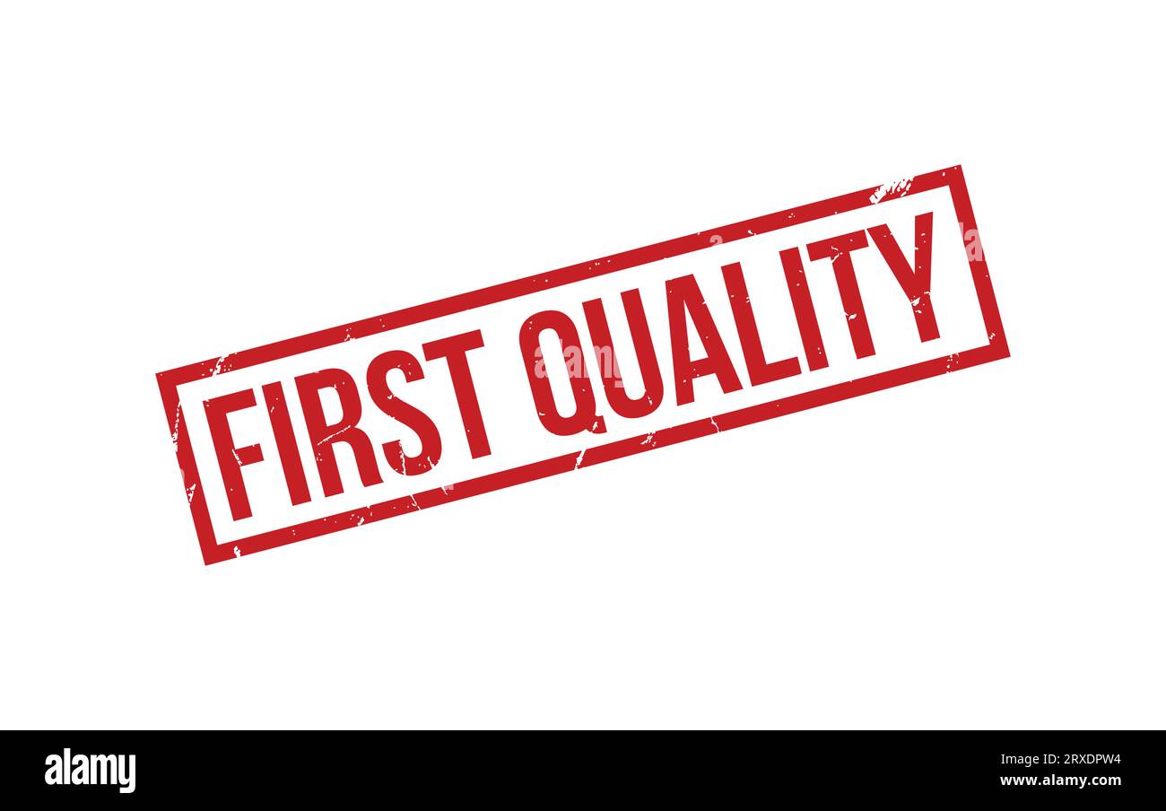 Red First Quality Rubber Stamp Seal Vector Stock Vector Image & Art - Alamy