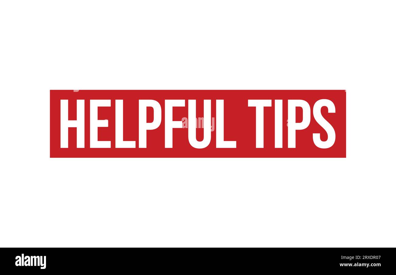 Helpful Tips Rubber Stamp Seal Vector Stock Vector Image & Art - Alamy