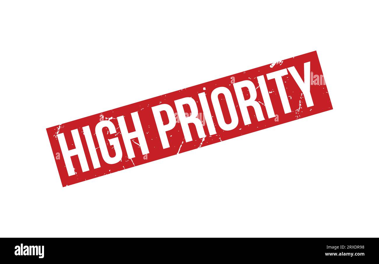 High priority stamp hi-res stock photography and images - Alamy