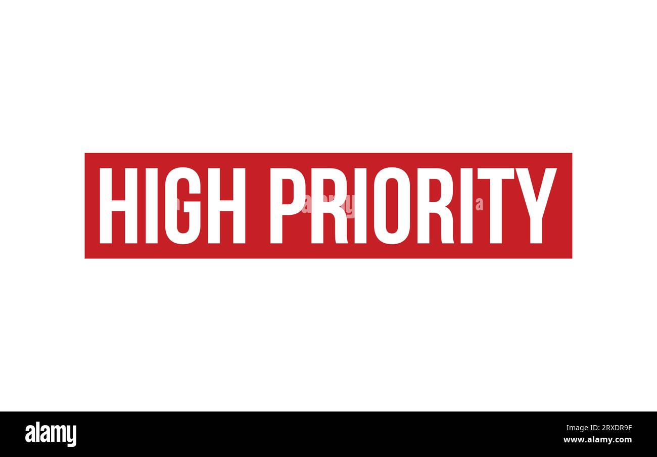 High Priority Rubber Stamp Seal Vector Stock Vector Image & Art - Alamy