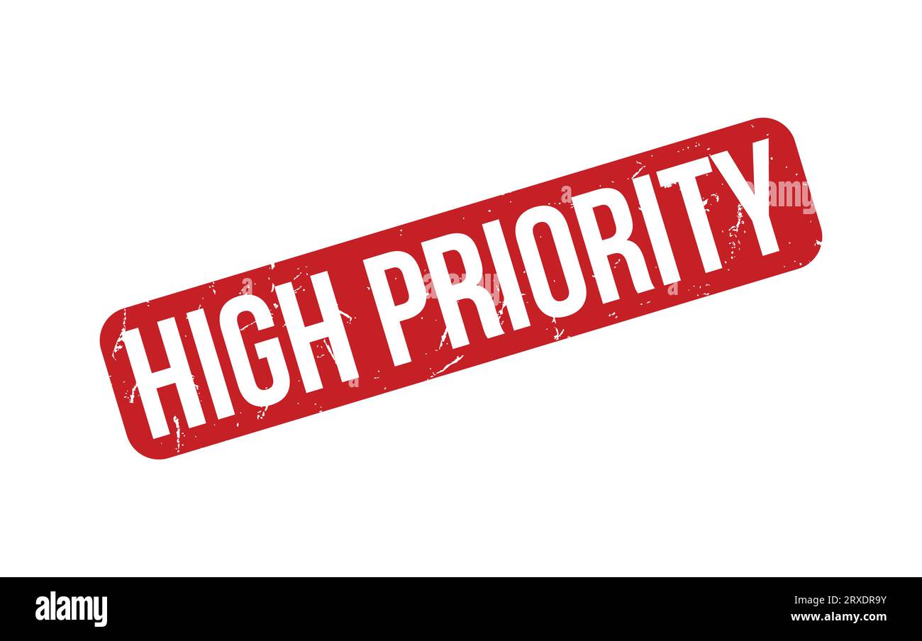 High priority seal hi-res stock photography and images - Alamy