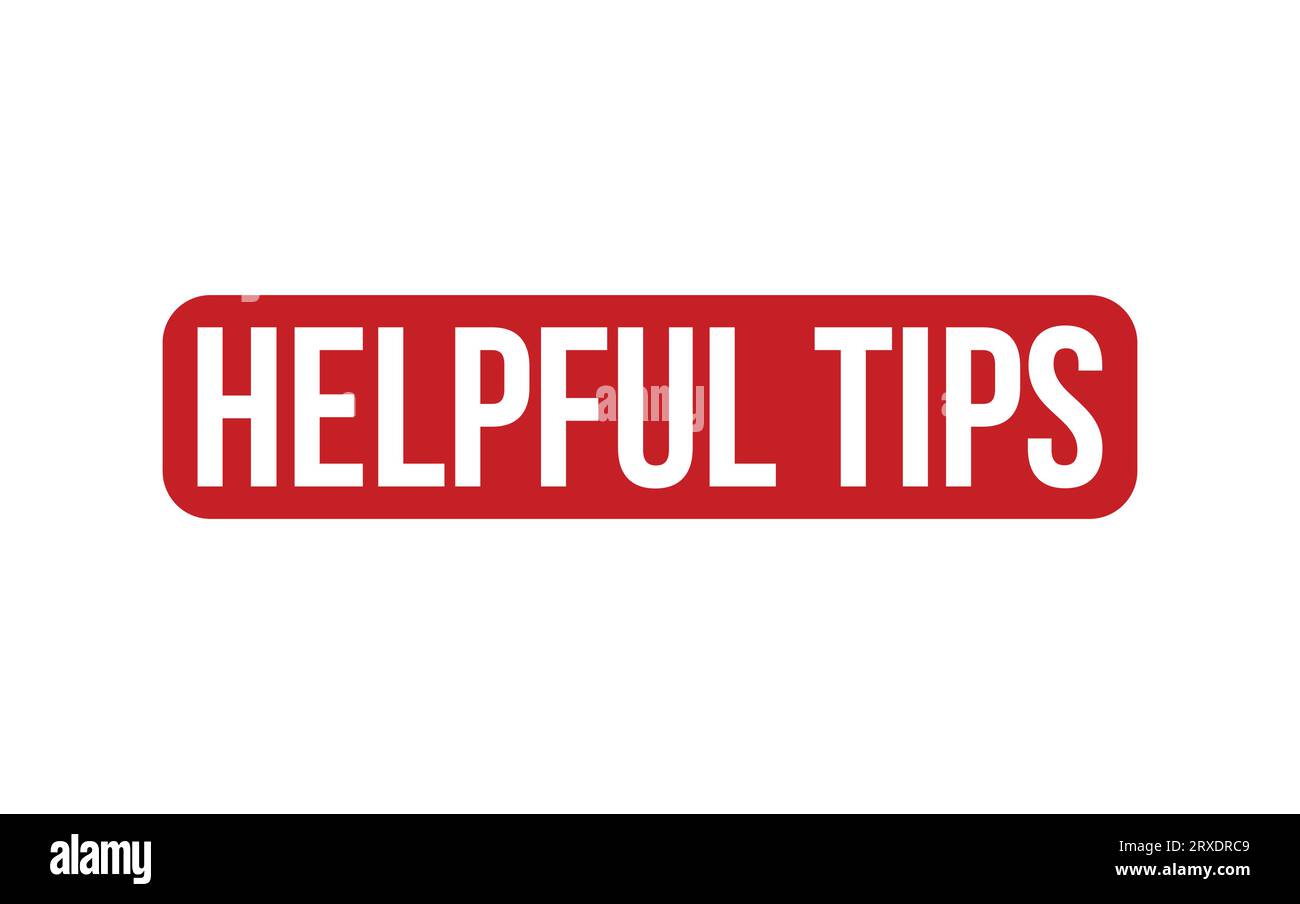 Helpful Tips Rubber Stamp Seal Vector Stock Vector Image & Art - Alamy