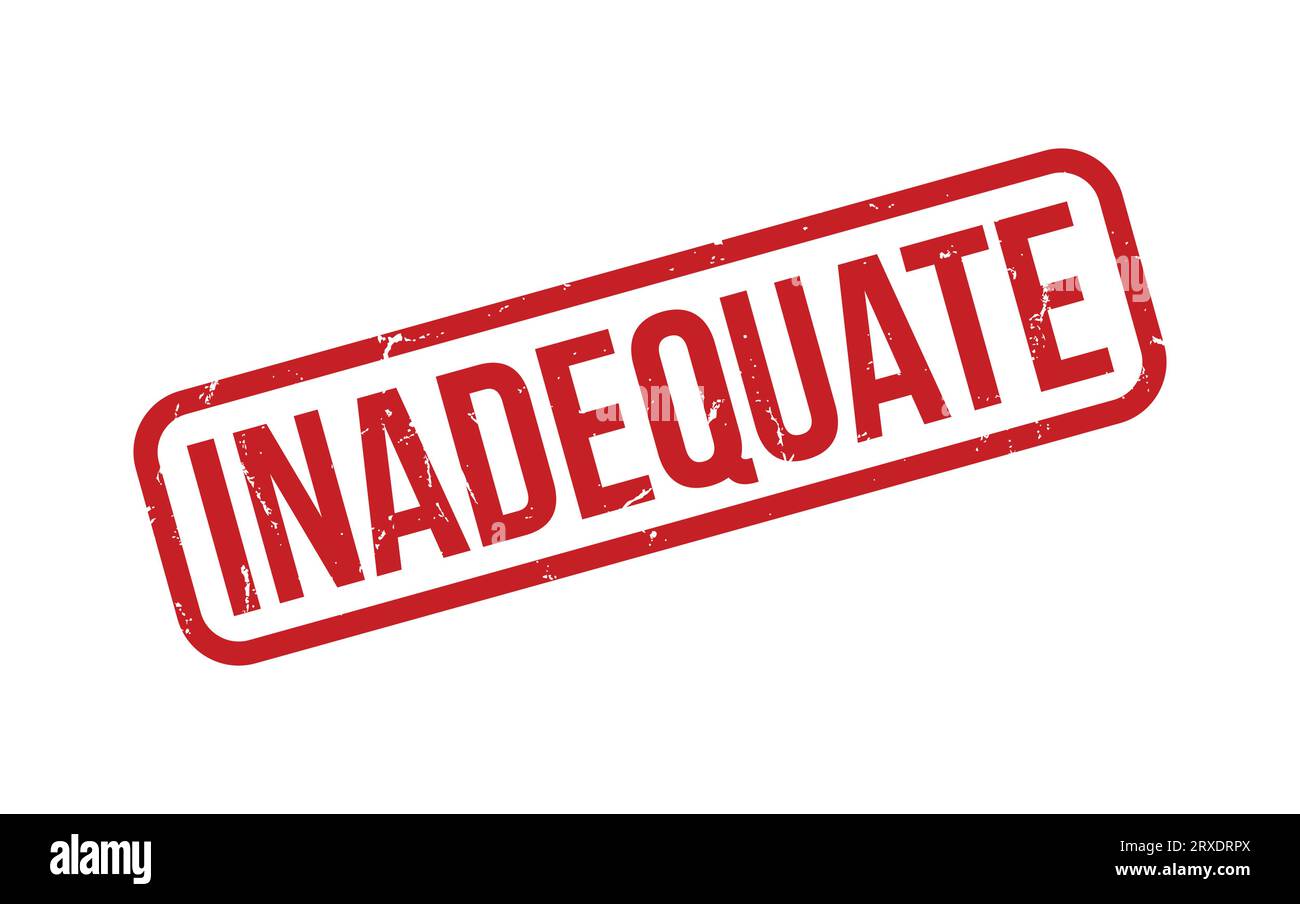 Inadequate Stock Vector Images - Alamy
