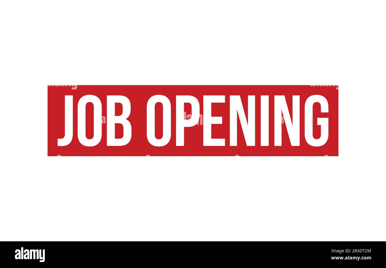 Red Job Opening Rubber Stamp Seal Vector Stock Vector Image & Art - Alamy