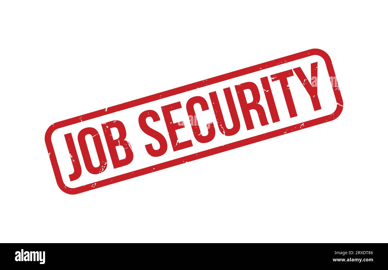 Red Job Security Rubber Stamp Seal Vector Stock Vector Image & Art - Alamy