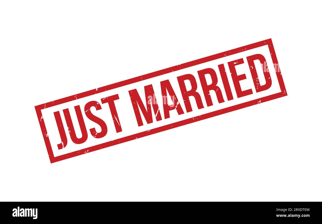 Red Just Married Rubber Stamp Seal Vector Stock Vector Image & Art - Alamy