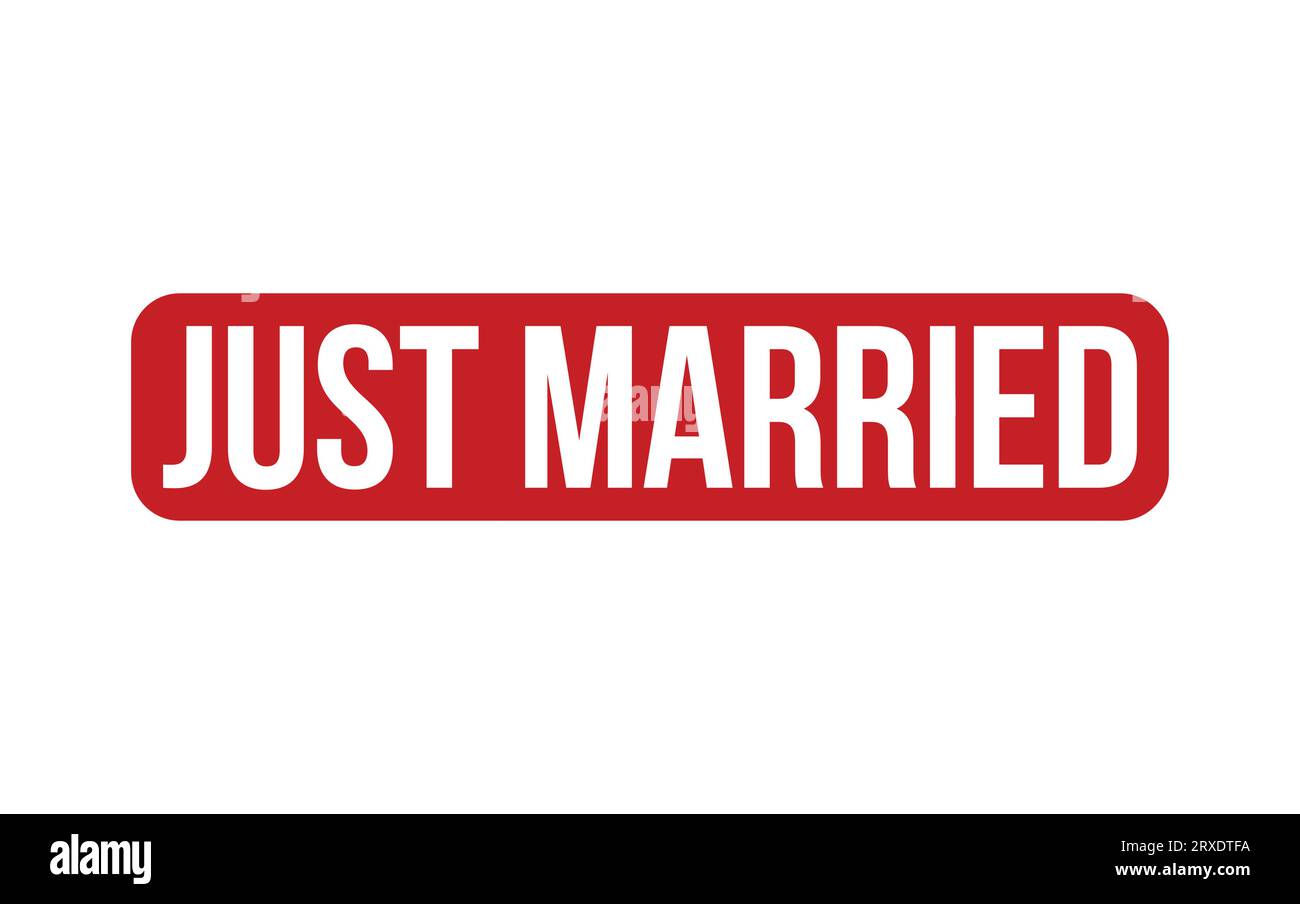 Red Just Married Rubber Stamp Seal Vector Stock Vector Image & Art - Alamy