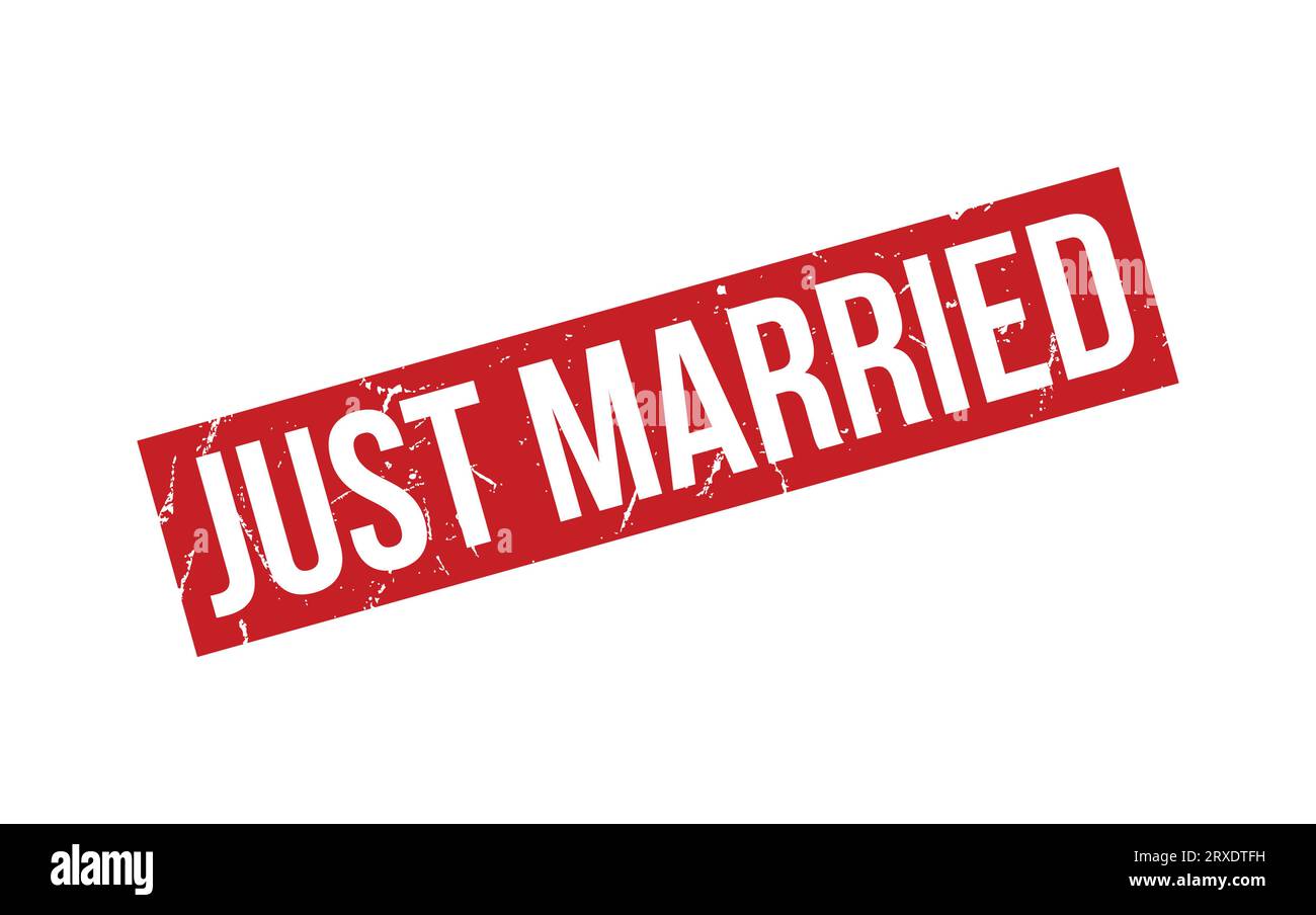 Just Married Rubber Stamp Seal Vector Stock Vector Image & Art - Alamy
