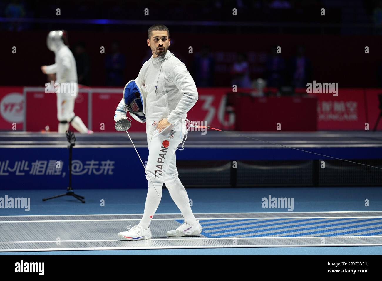 Hangzhou, China. 25th Sep, 2023. Kaito Streets (JPN) Fencing : Men's Sabre Individual Table of ...