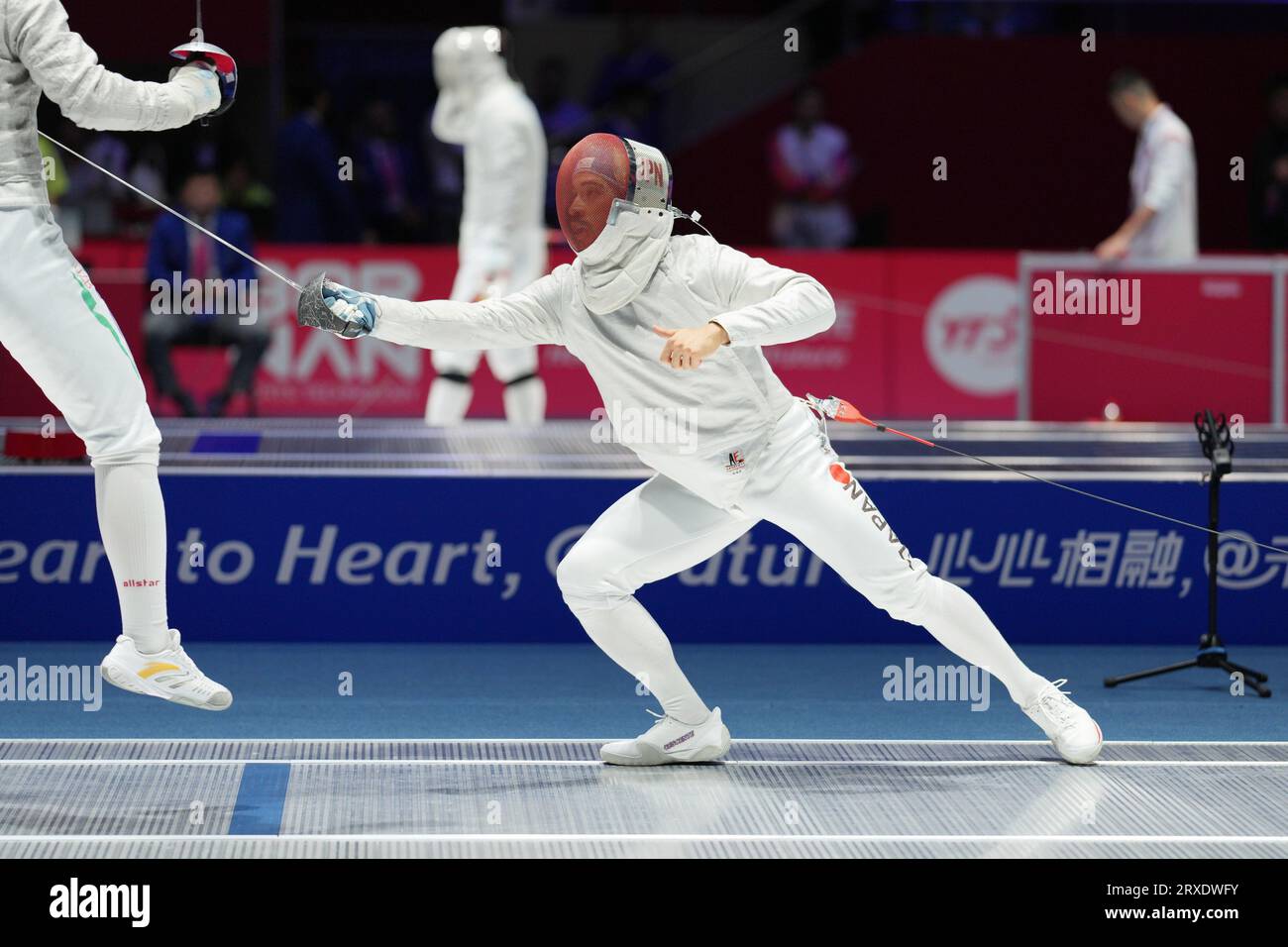 Hangzhou, China. 25th Sep, 2023. Kaito Streets (JPN) Fencing : Men's Sabre Individual Table of ...