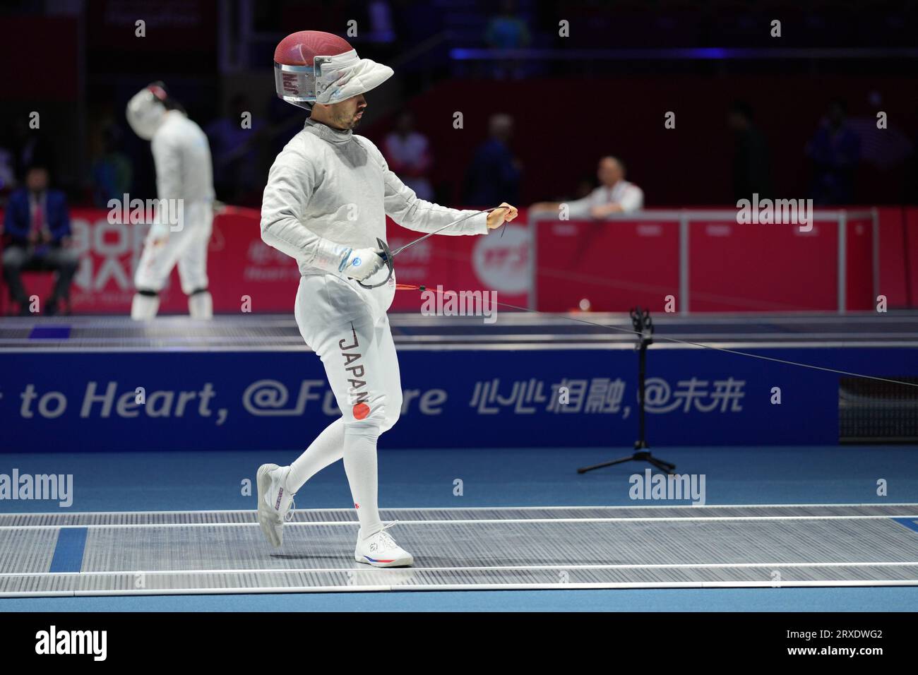 Hangzhou, China. 25th Sep, 2023. Kaito Streets (JPN) Fencing : Men's Sabre Individual Table of ...