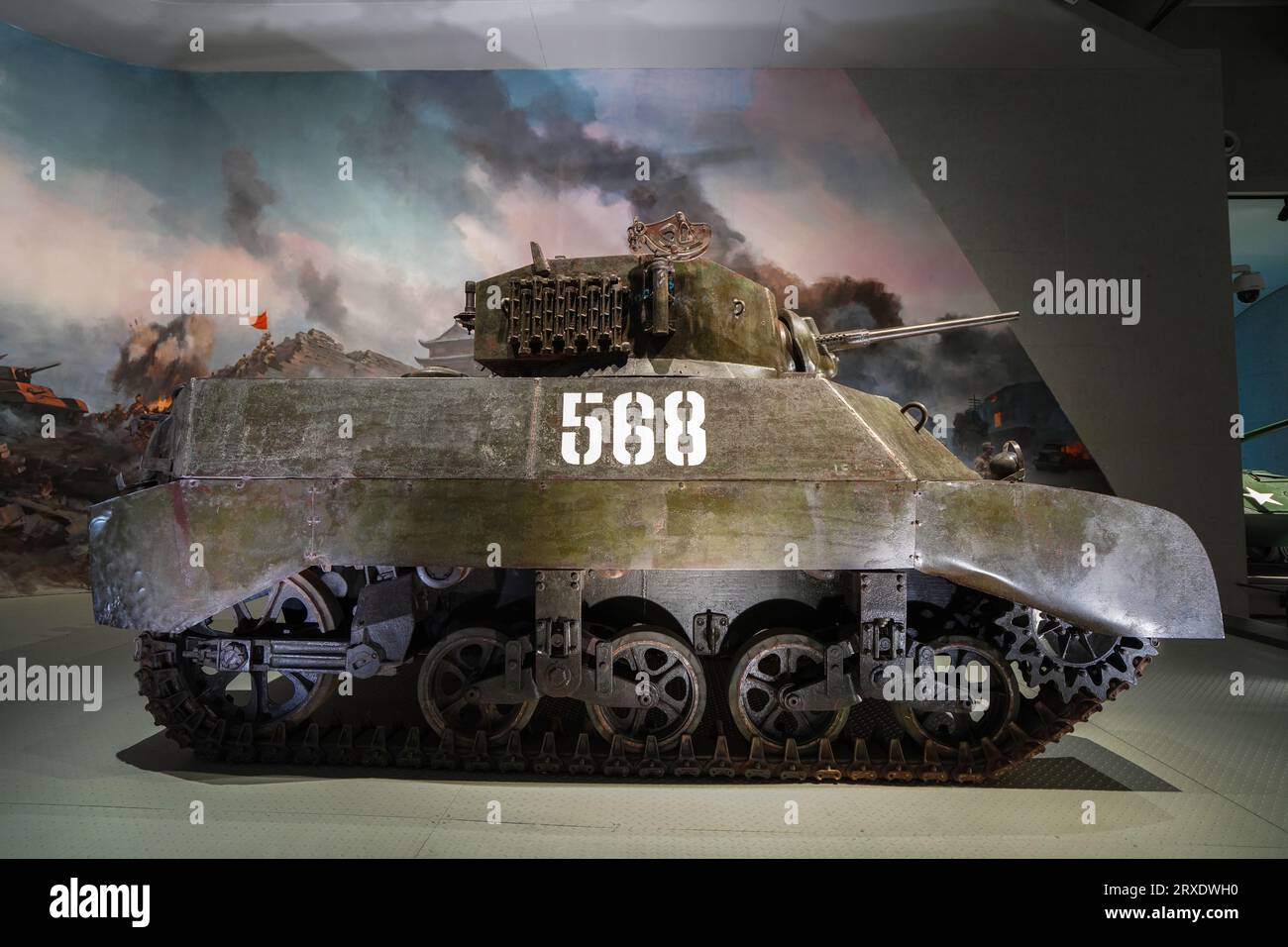 Beijing China, January 24, 2023: M3A3 Stuart Light Tank Made in the ...