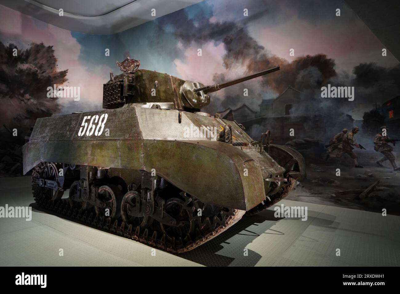 Beijing China, January 24, 2023: M3A3 Stuart Light Tank Made in the ...