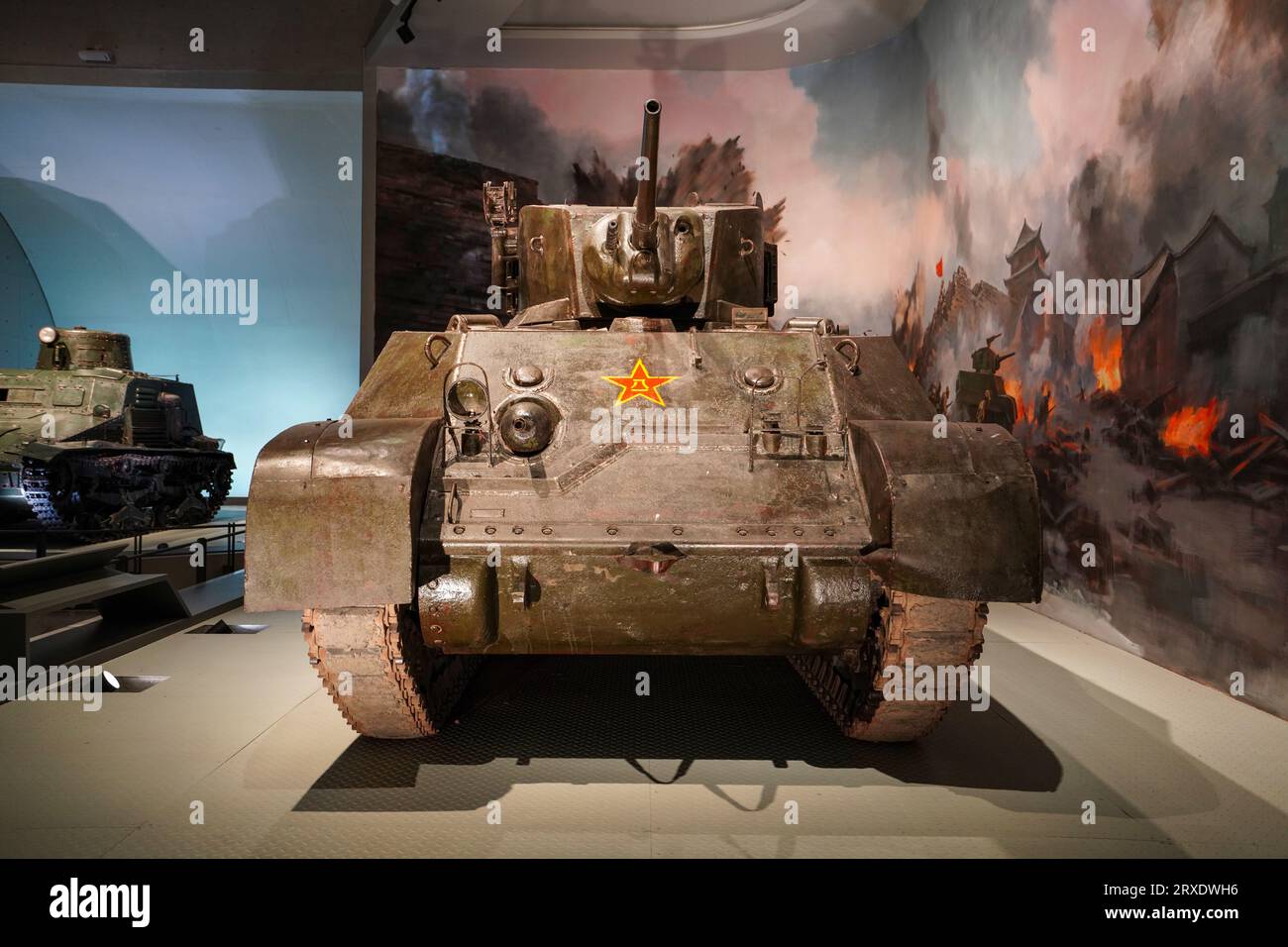 Beijing China, January 24, 2023: M3A3 Stuart Light Tank Made in the ...