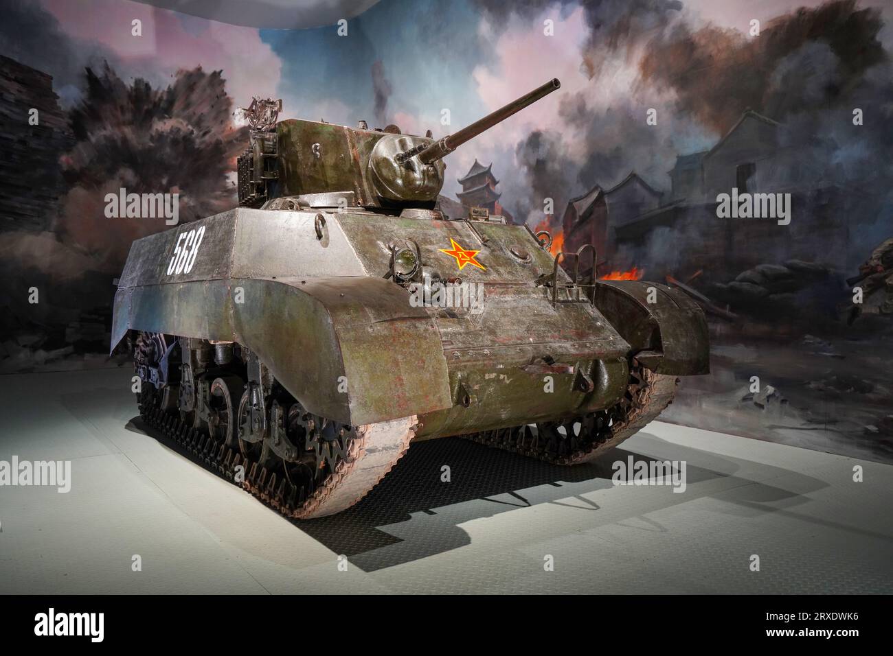 Beijing China, January 24, 2023: M3A3 Stuart Light Tank Made in the ...