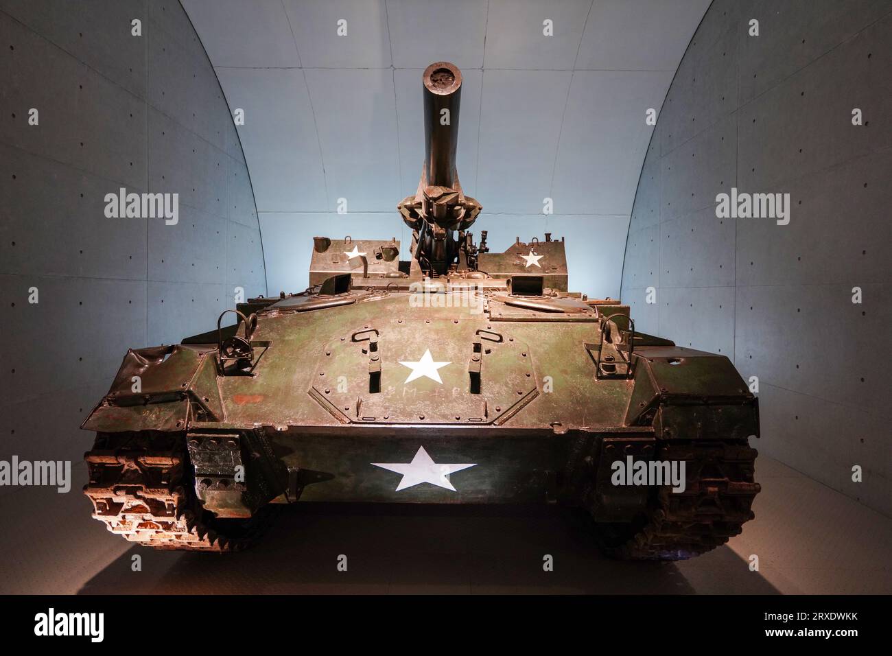 Beijing China, January 24, 2023: American made M41 155mm self-propelled ...