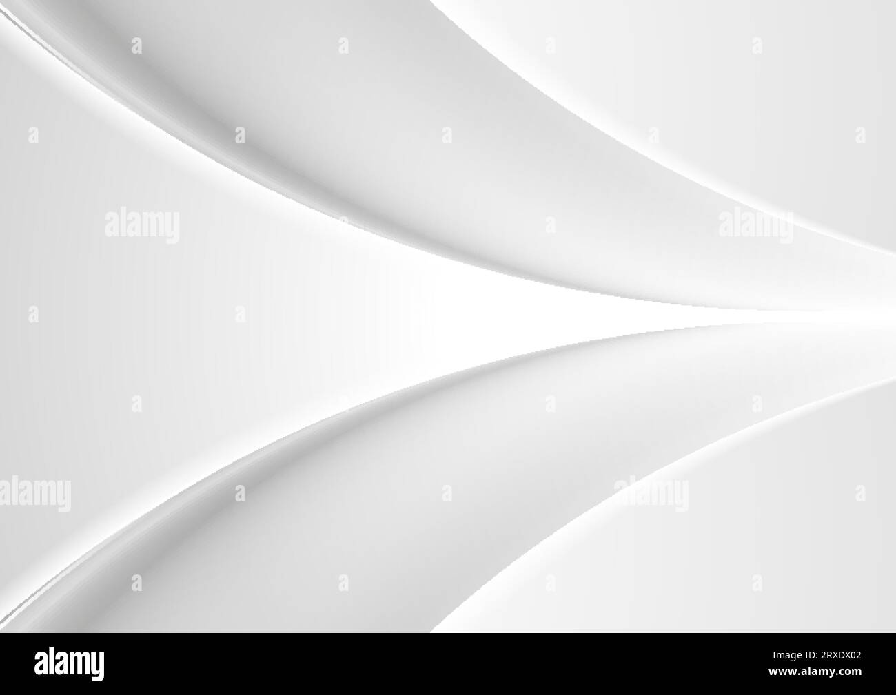 Pearl grey smooth glossy waves abstract geometric graphic design ...
