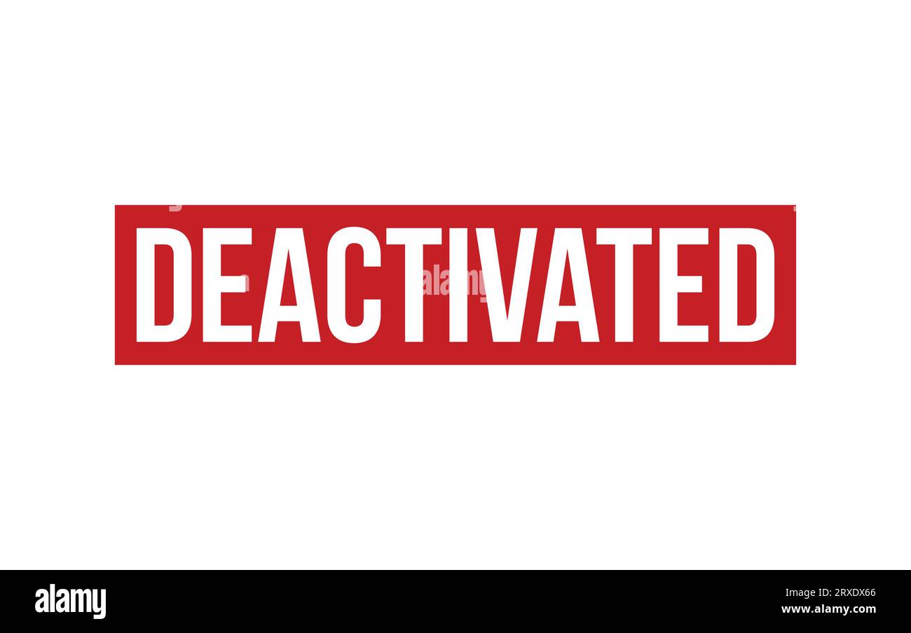 Deactivated rubber stamp hi-res stock photography and images - Alamy