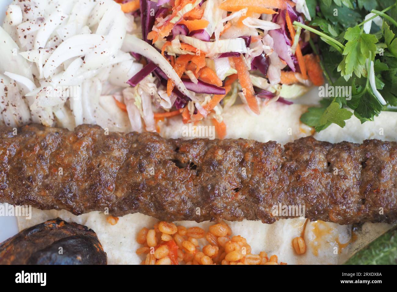 Traditional Turkish Cuisine Meatball Akhisar Kofte Stock Photo - Alamy