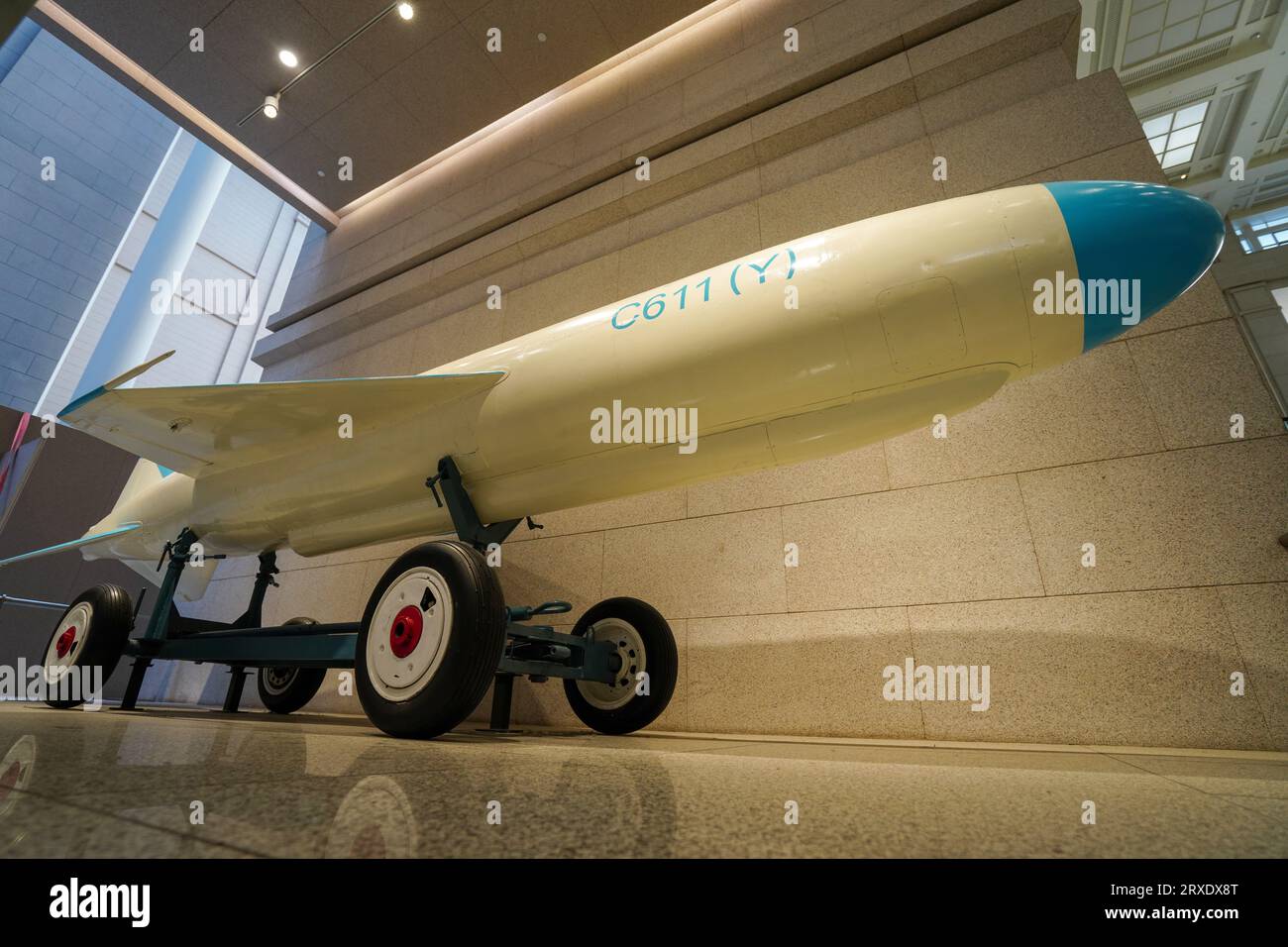 Beijing China, January 24, 2023: Chinese made C-611 air to ship missile ...