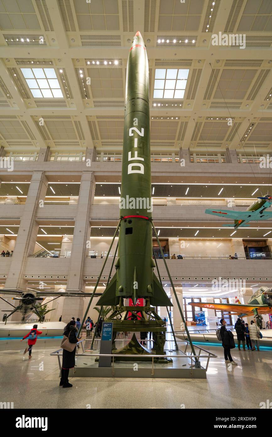 Beijing China, January 24, 2023: China made Dongfeng 2 ground to ground ...