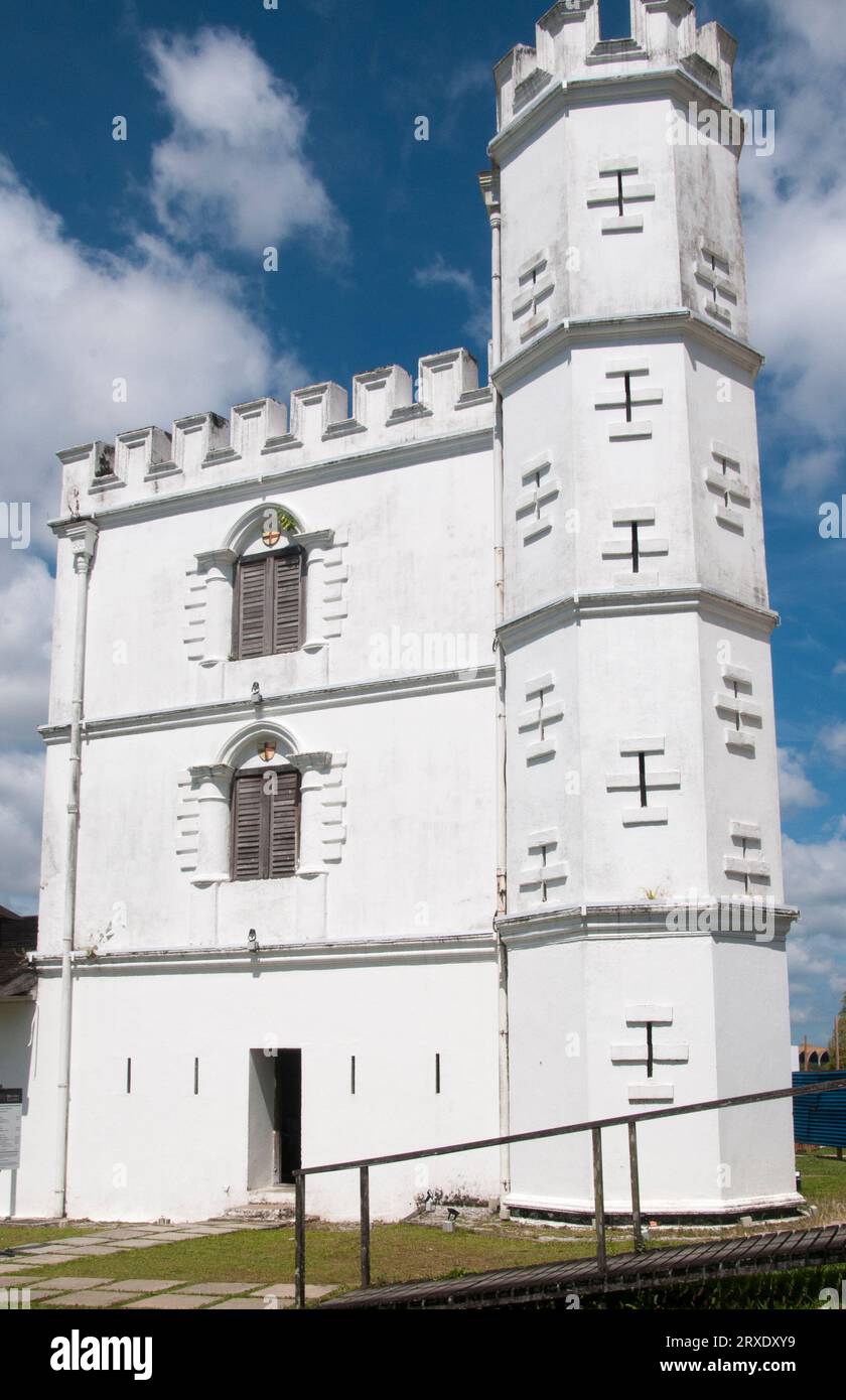 Fort Margherita built in 1879 to guard Kuching’s river approaches from ...
