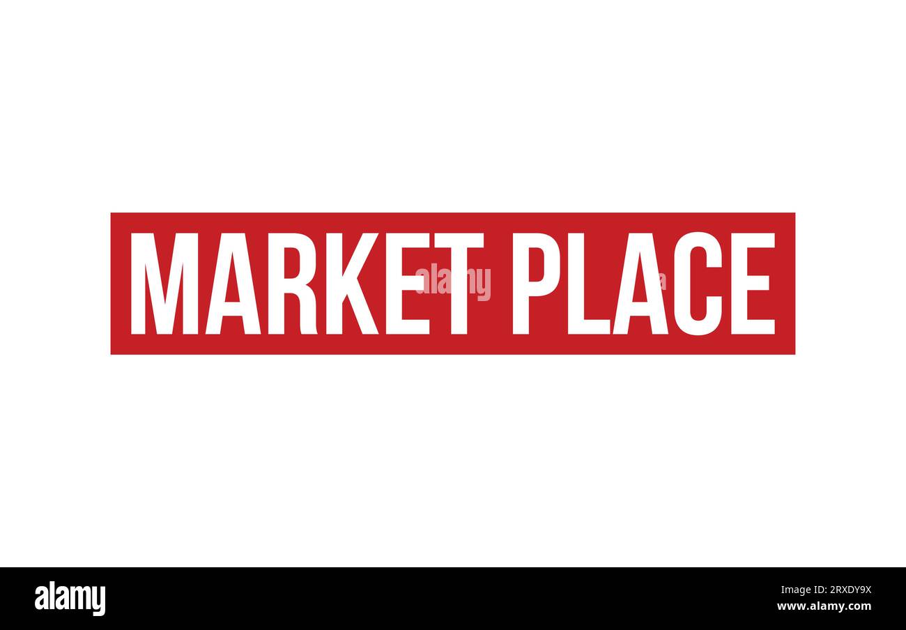 Market Place Rubber Stamp Seal Vector Stock Vector Image & Art - Alamy
