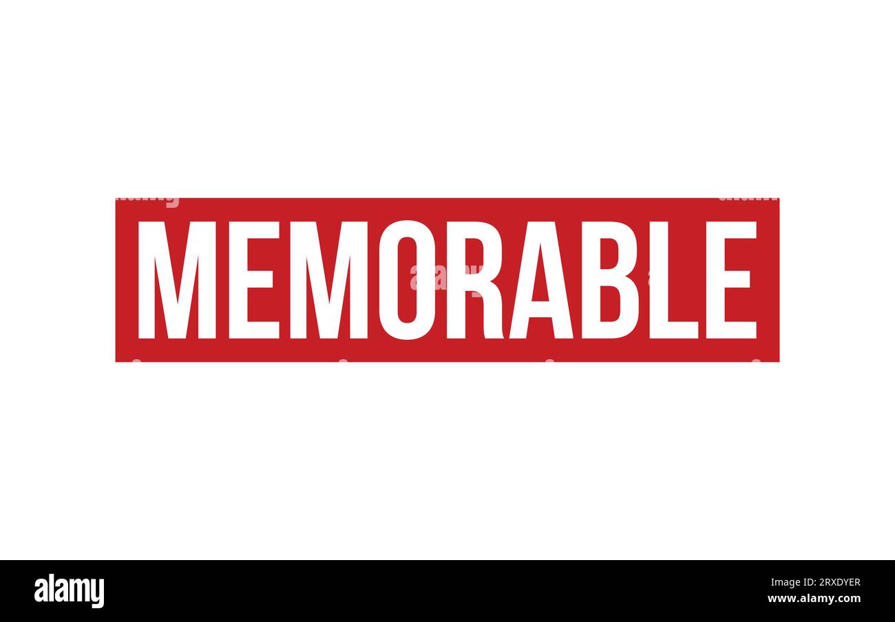 Memorable word hi-res stock photography and images - Alamy