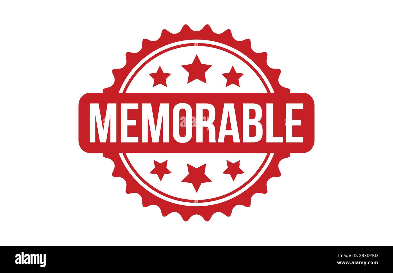 Memorable rubber grunge stamp seal vector Stock Vector Image & Art - Alamy