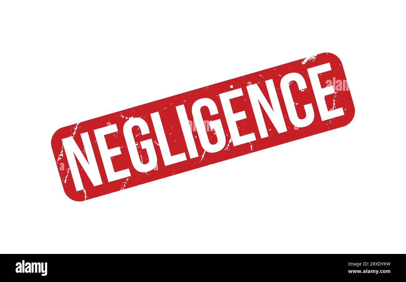 Negligence rubber grunge stamp seal vector Stock Vector Image & Art - Alamy