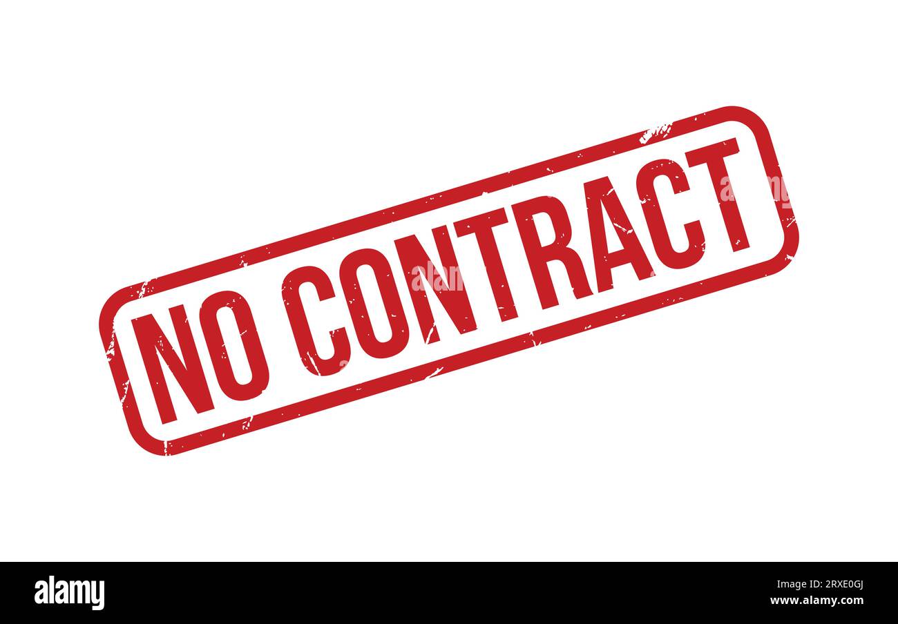 No contract rubber stamp hi-res stock photography and images - Alamy
