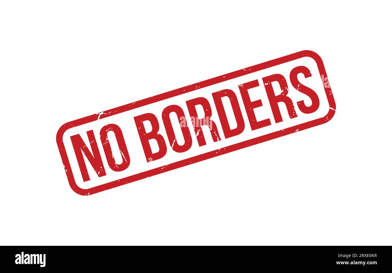 No borders stamp hi-res stock photography and images - Alamy