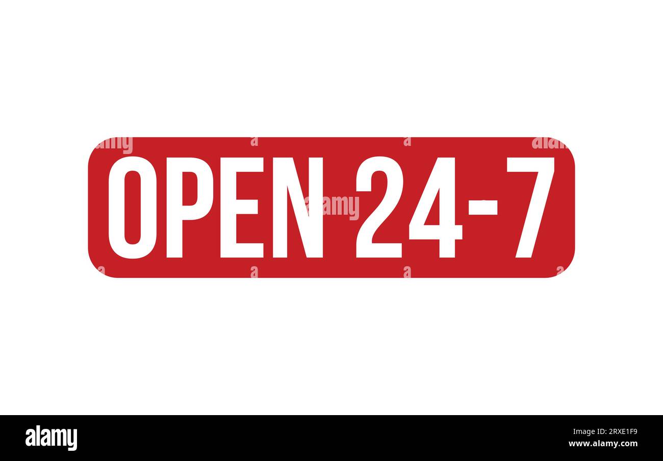 Open 24 7 Cut Out Stock Images & Pictures - Alamy