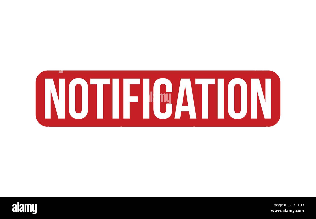 Notification stamp hi-res stock photography and images - Alamy