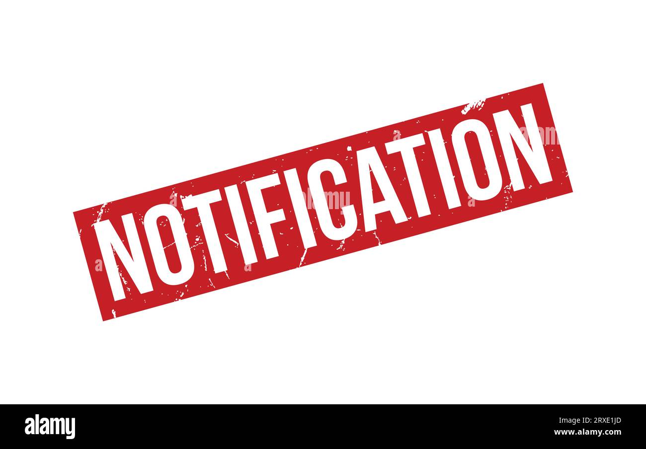 Notification stamp hi-res stock photography and images - Alamy