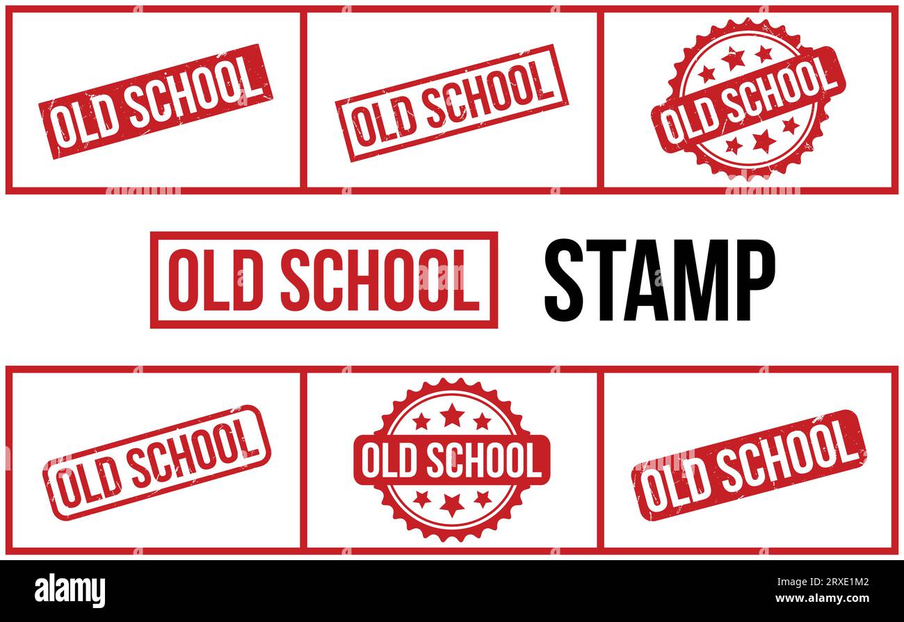 Old school stamp sign hi-res stock photography and images - Alamy
