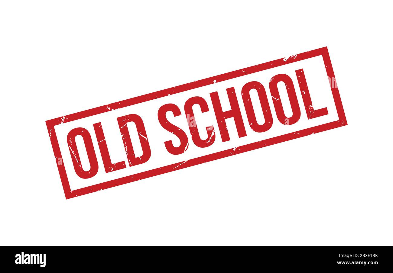 Red Old School Rubber Stamp Seal Vector Stock Vector Image & Art - Alamy