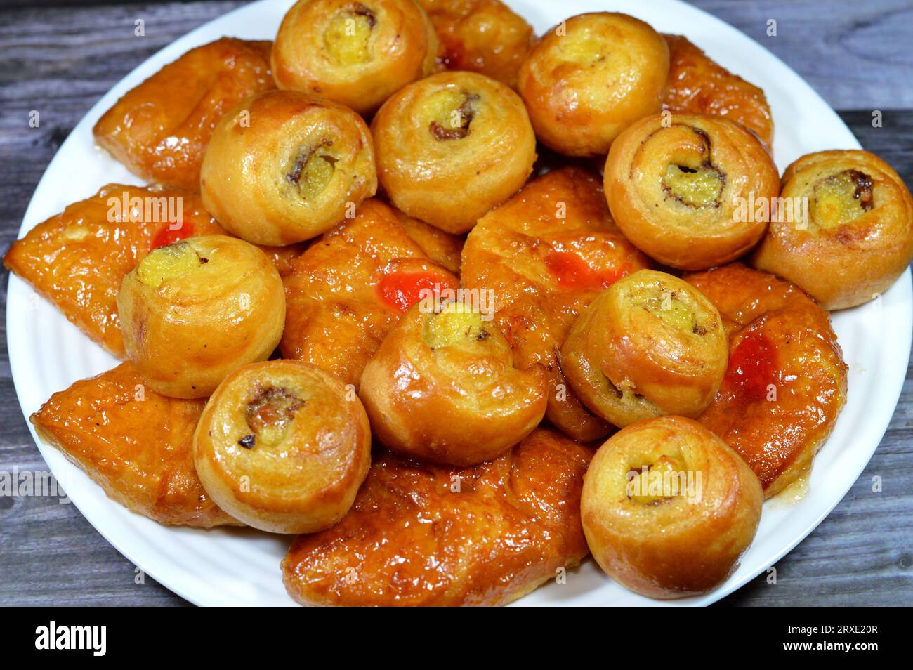 Topped with all butter puff pastry hi-res stock photography and images ...