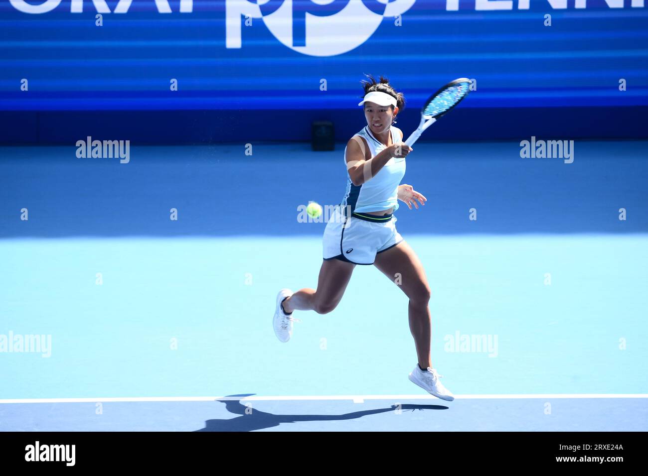 Ariake Coliseum during TORAY Pan Pacific Open Tennis Tournament 2023 ...