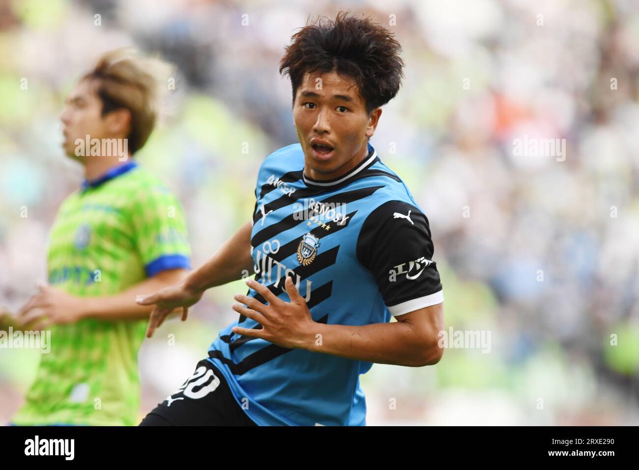 National Stadium, Tokyo, Japan. 24th Sep, 2023. Shin Yamada (Frontale ...