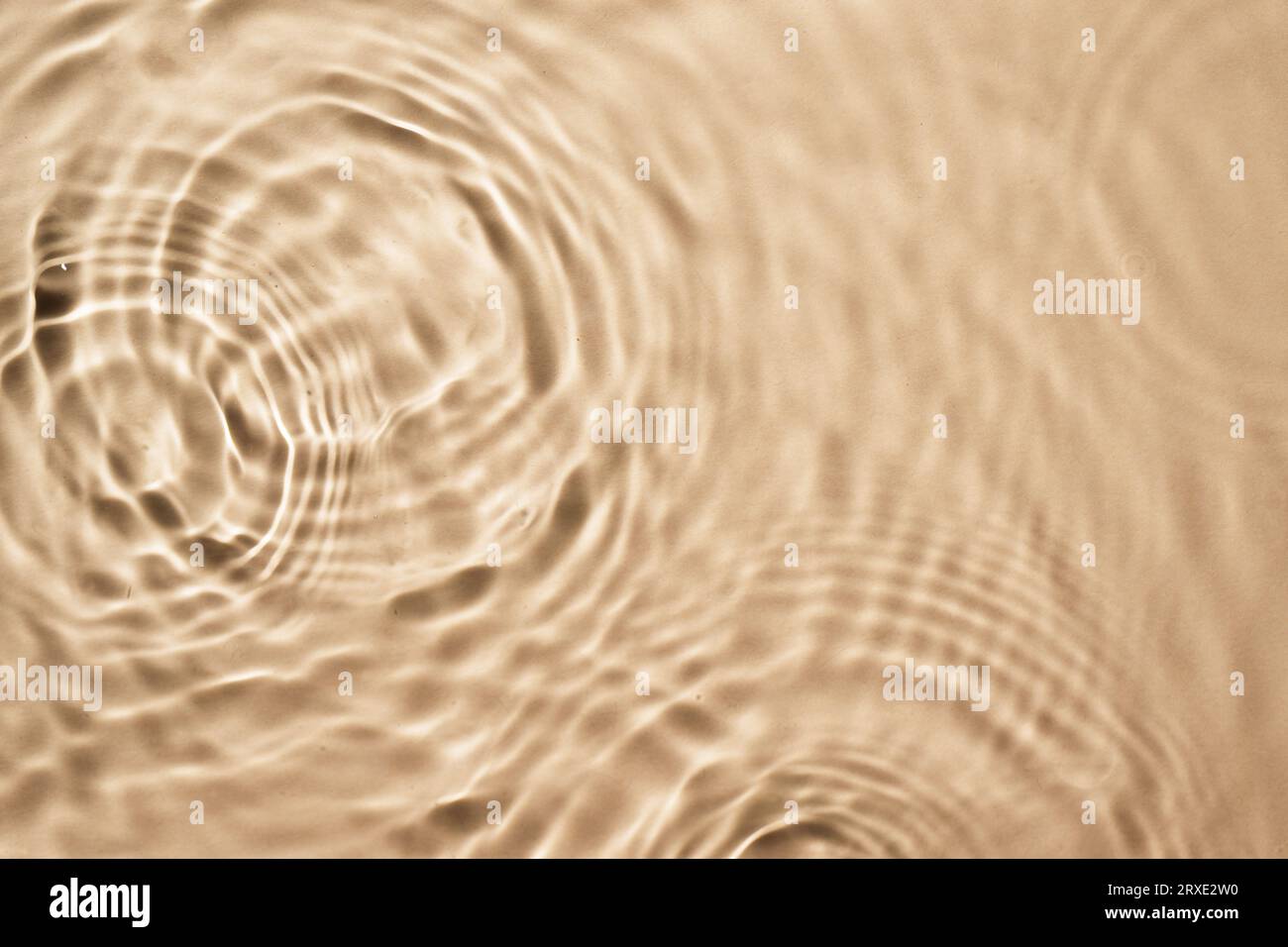 Beige water surface background. Water texture with splashes and bubbles ...