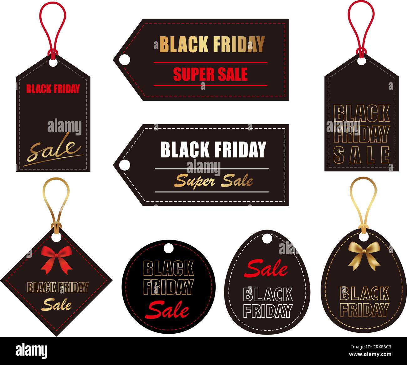Black Friday Jig-Saw Puzzle Title. Vector Illustration Isolated On A ...